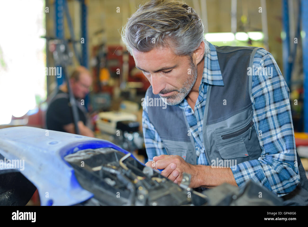 man worker working Stock Photo - Alamy