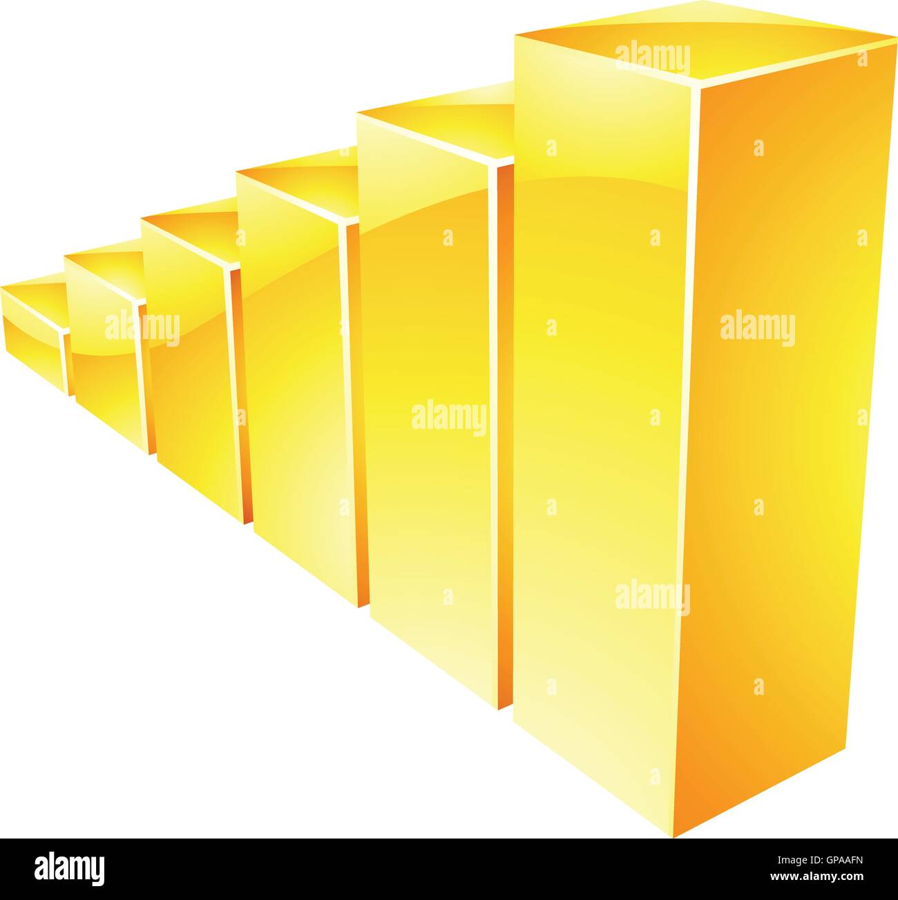 Illustration of Yellow Glossy Stat Bars isolated on a white background ...