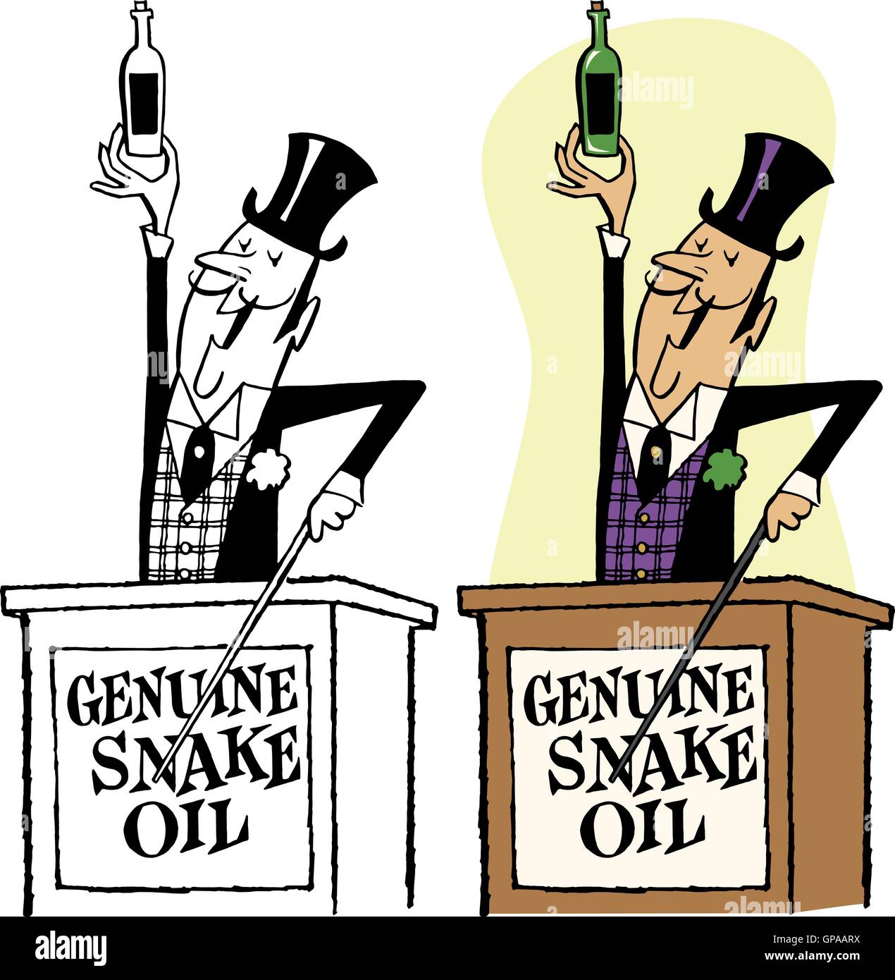 Snake oil hi-res stock photography and images - Alamy