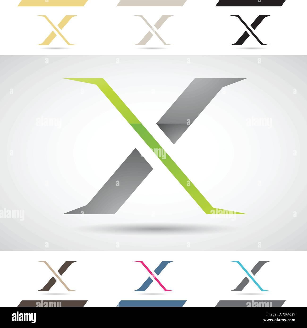 X logos vector vectors hi-res stock photography and images - Alamy
