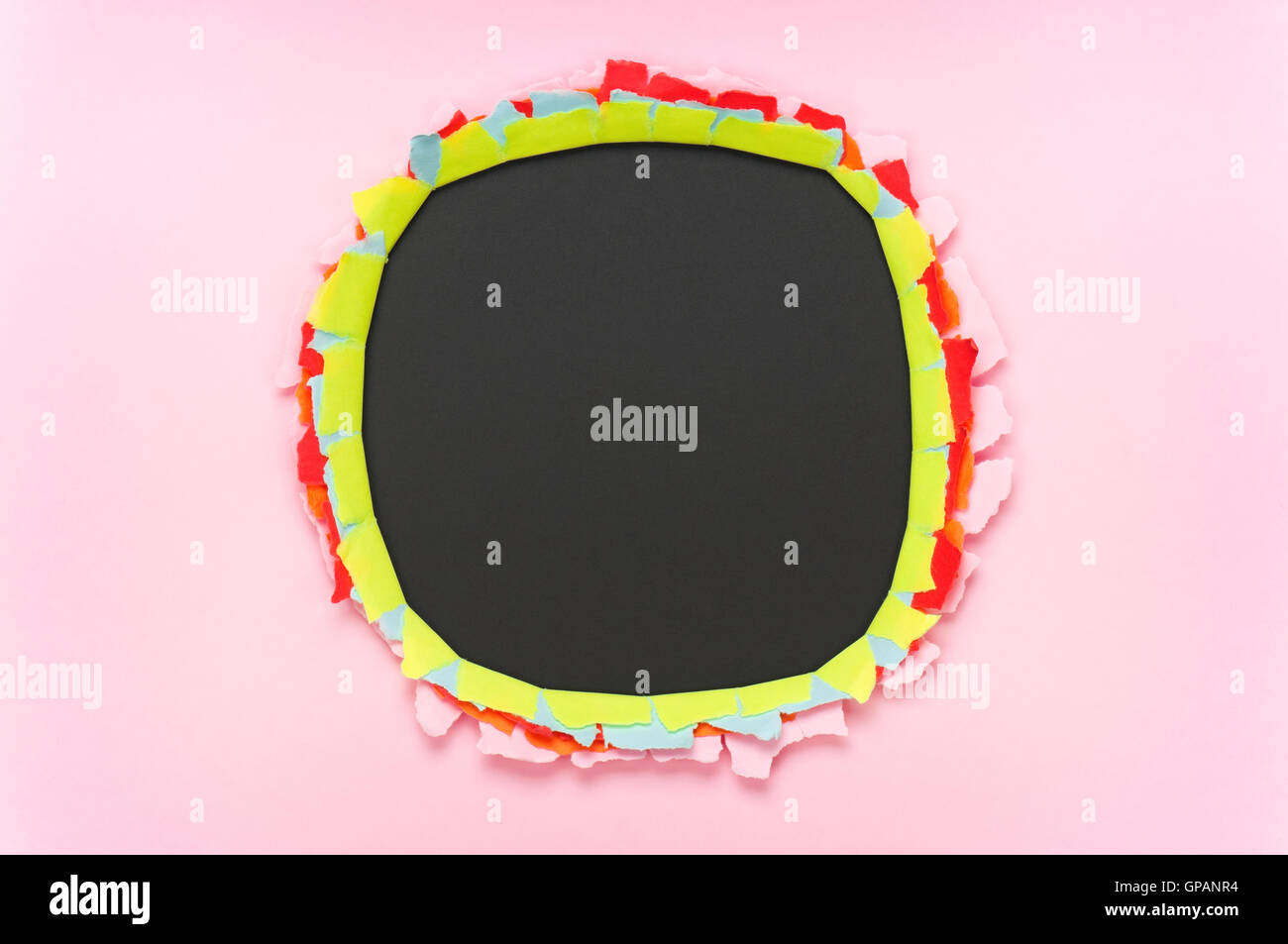 Paper square hole hi-res stock photography and images - Alamy