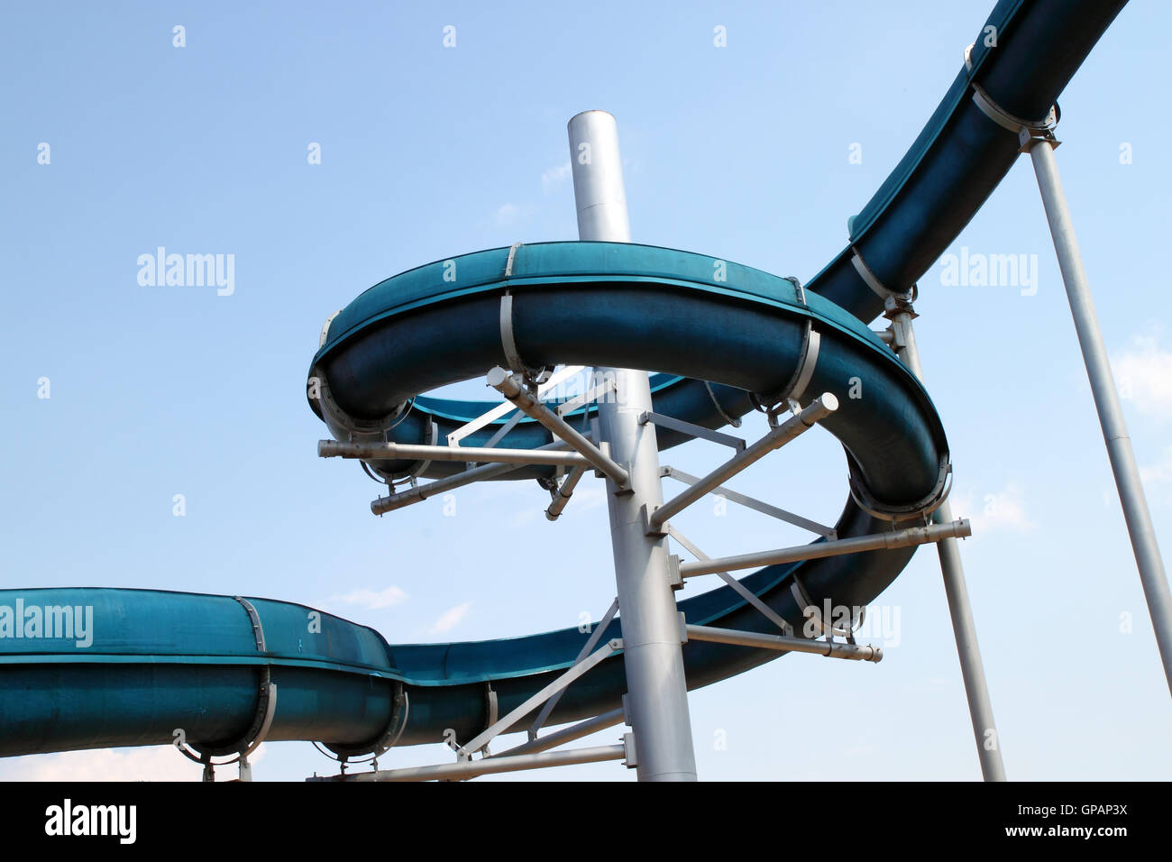 slider of swimming pool Stock Photo - Alamy