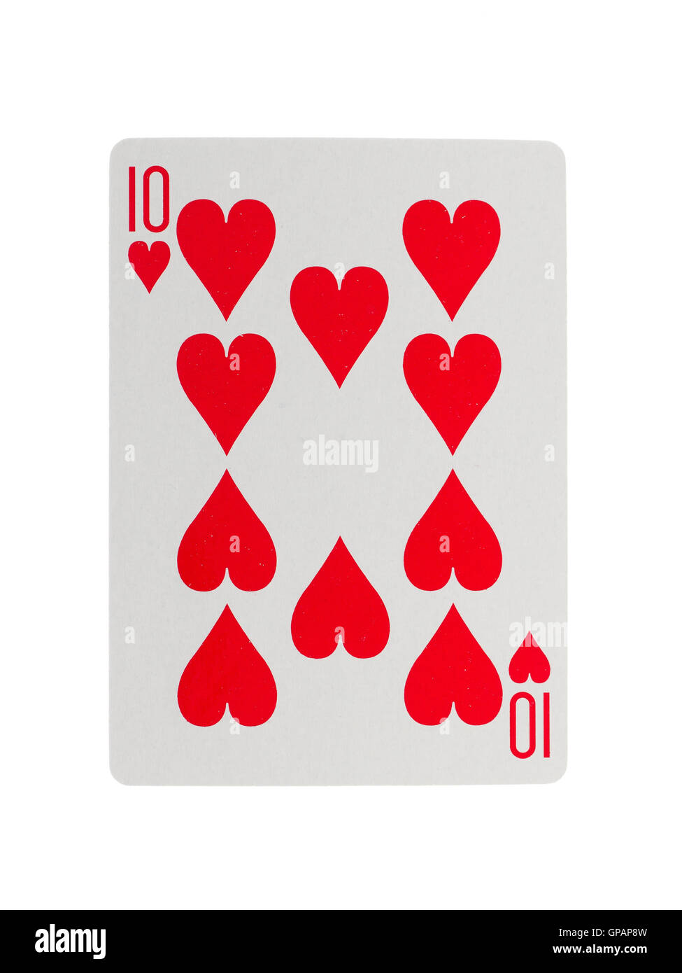 Playing card (ten Stock Photo - Alamy