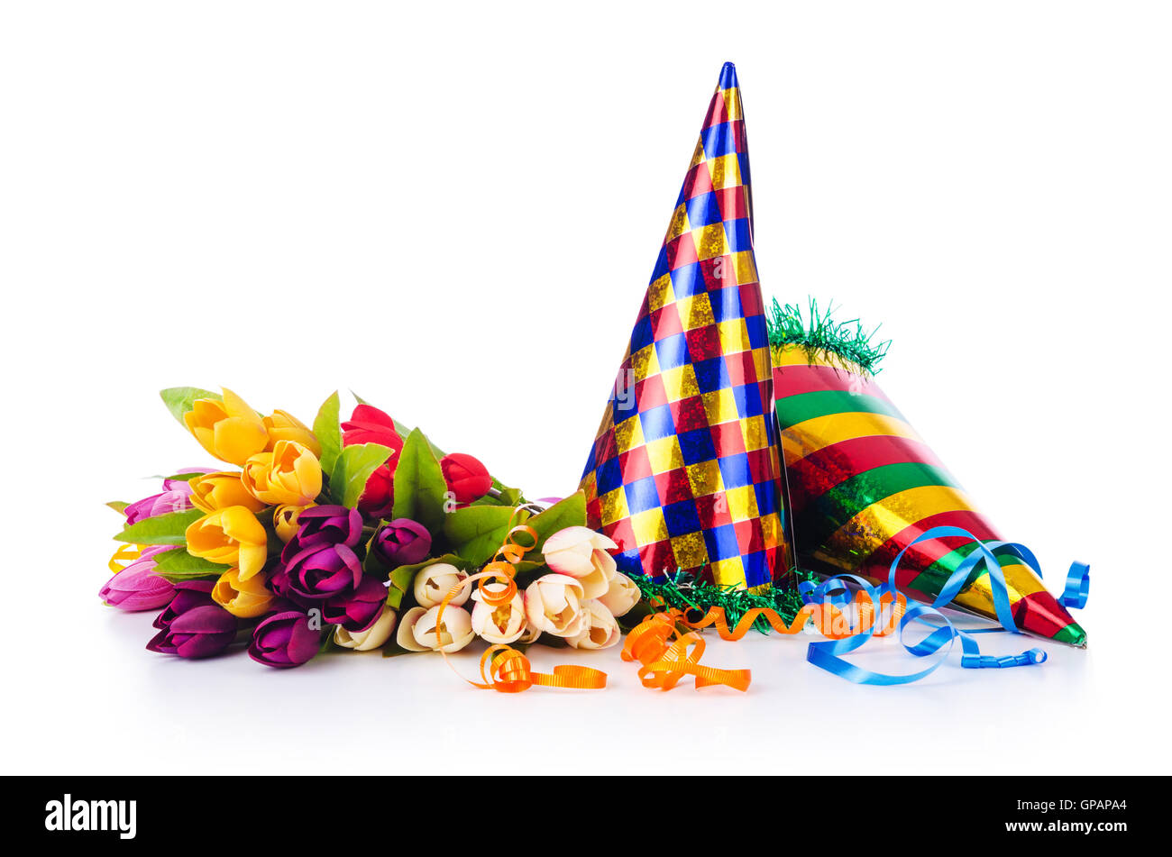 Party Items On The White Stock Photo Alamy party-items-on-the-white-stock-photo-alamy