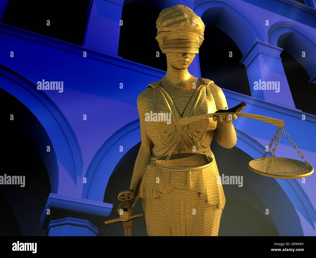 Themis in court Stock Photo - Alamy