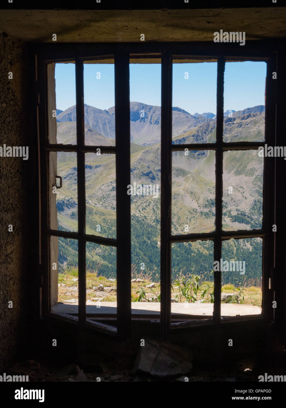 Inside the old windows hi-res stock photography and images - Alamy