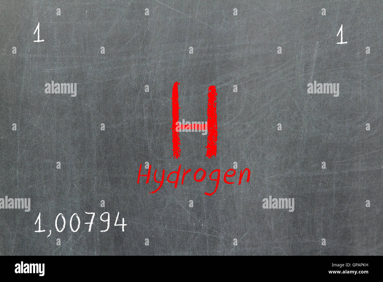 Periodic table hydrogen hi-res stock photography and images - Alamy