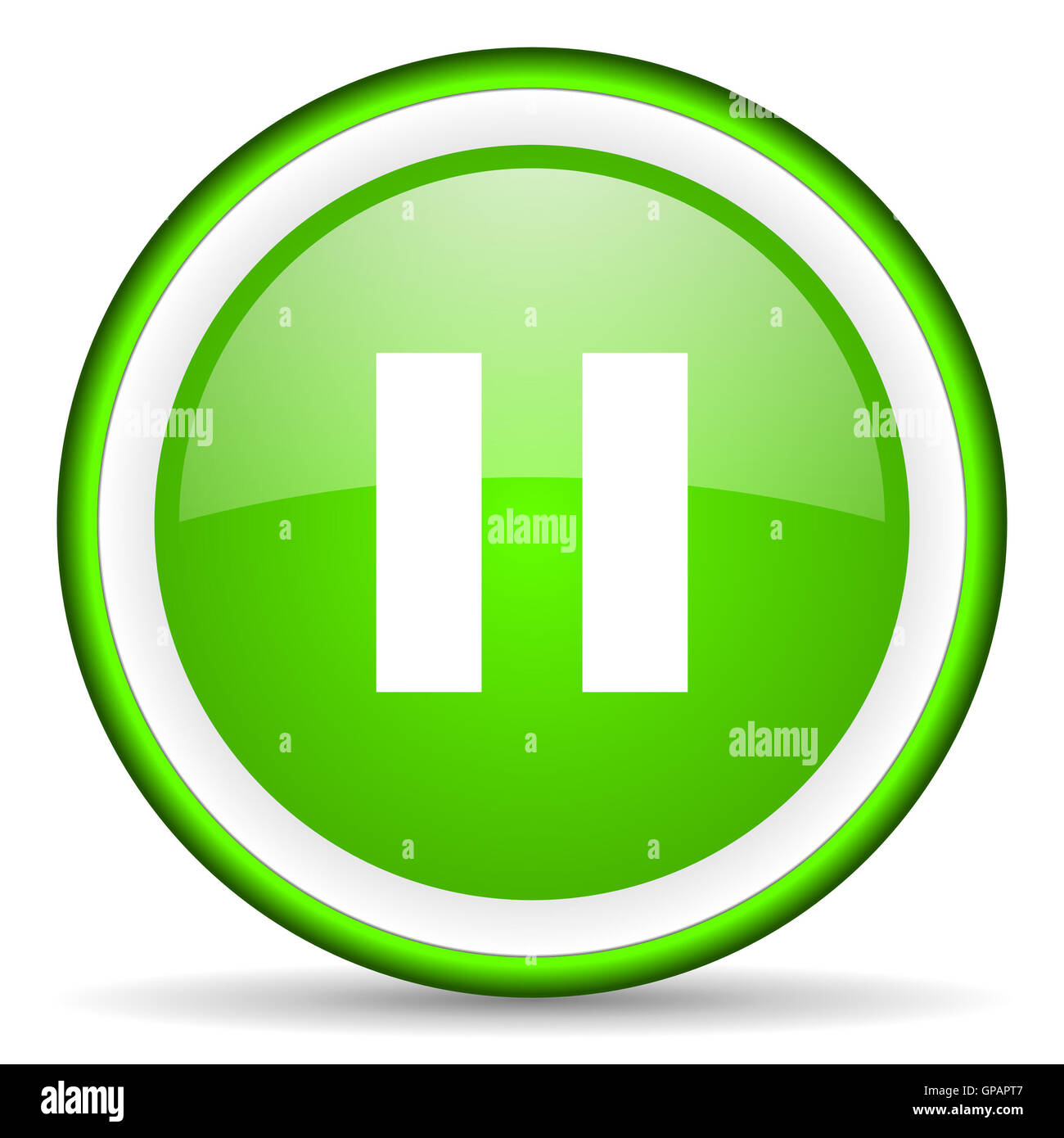 Pause Icon Green