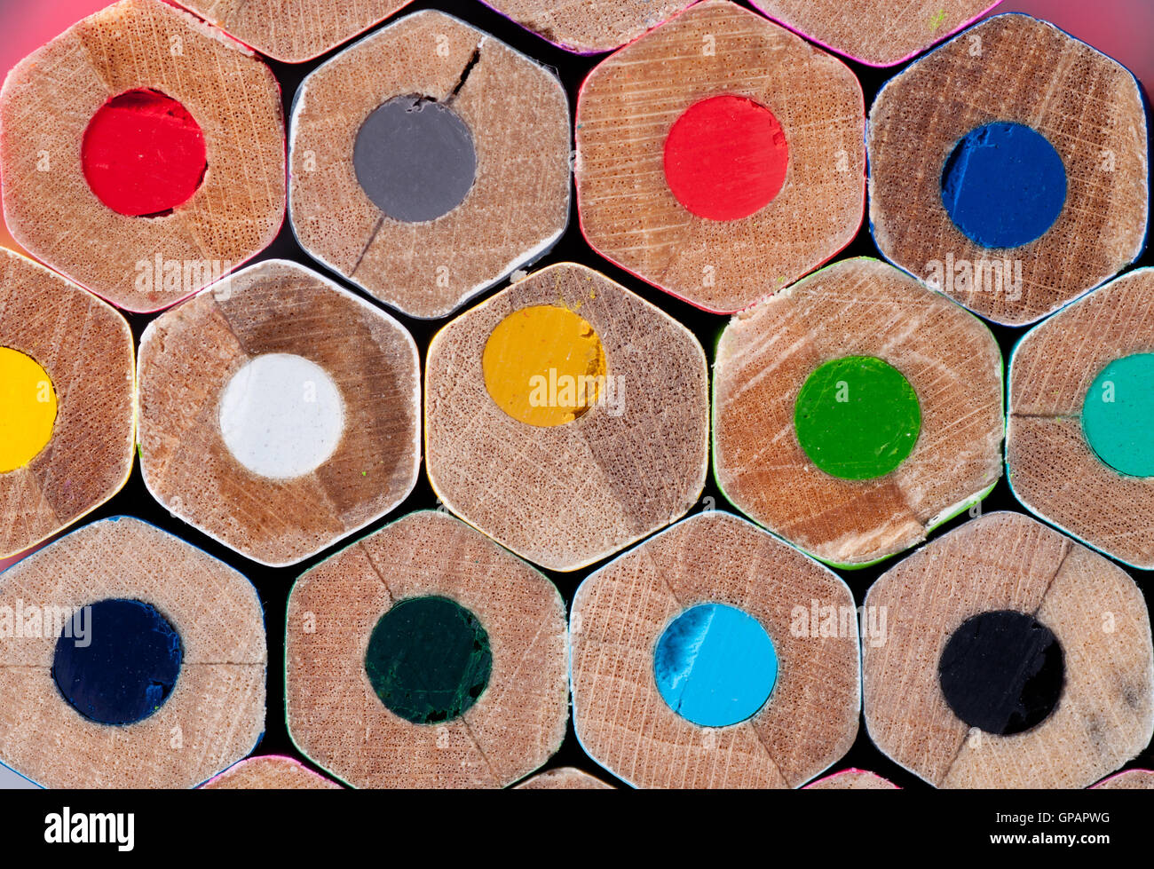 Texture of colored pencils Stock Photo - Alamy