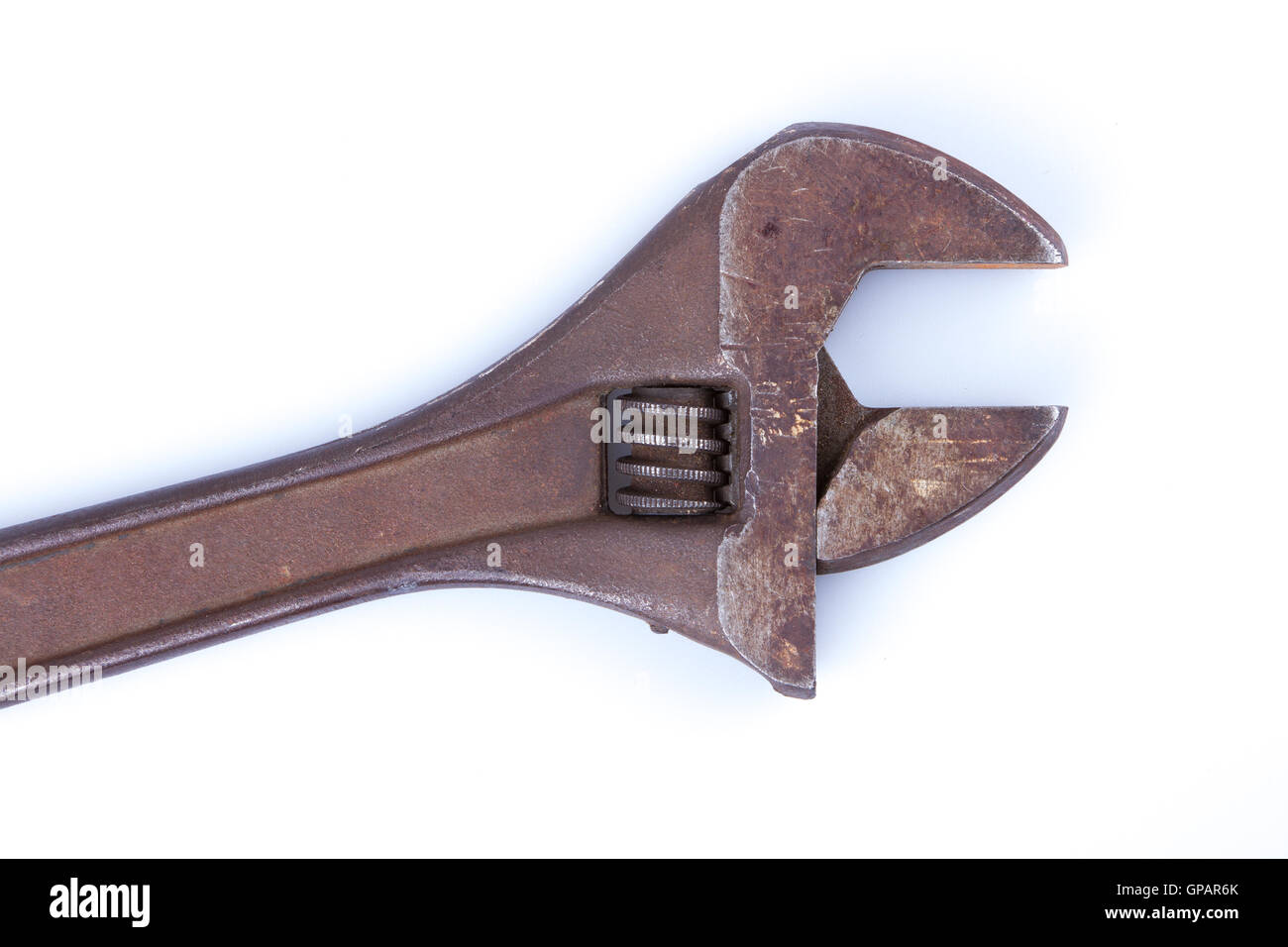 Rusty vector wrench Stock Photo - Alamy