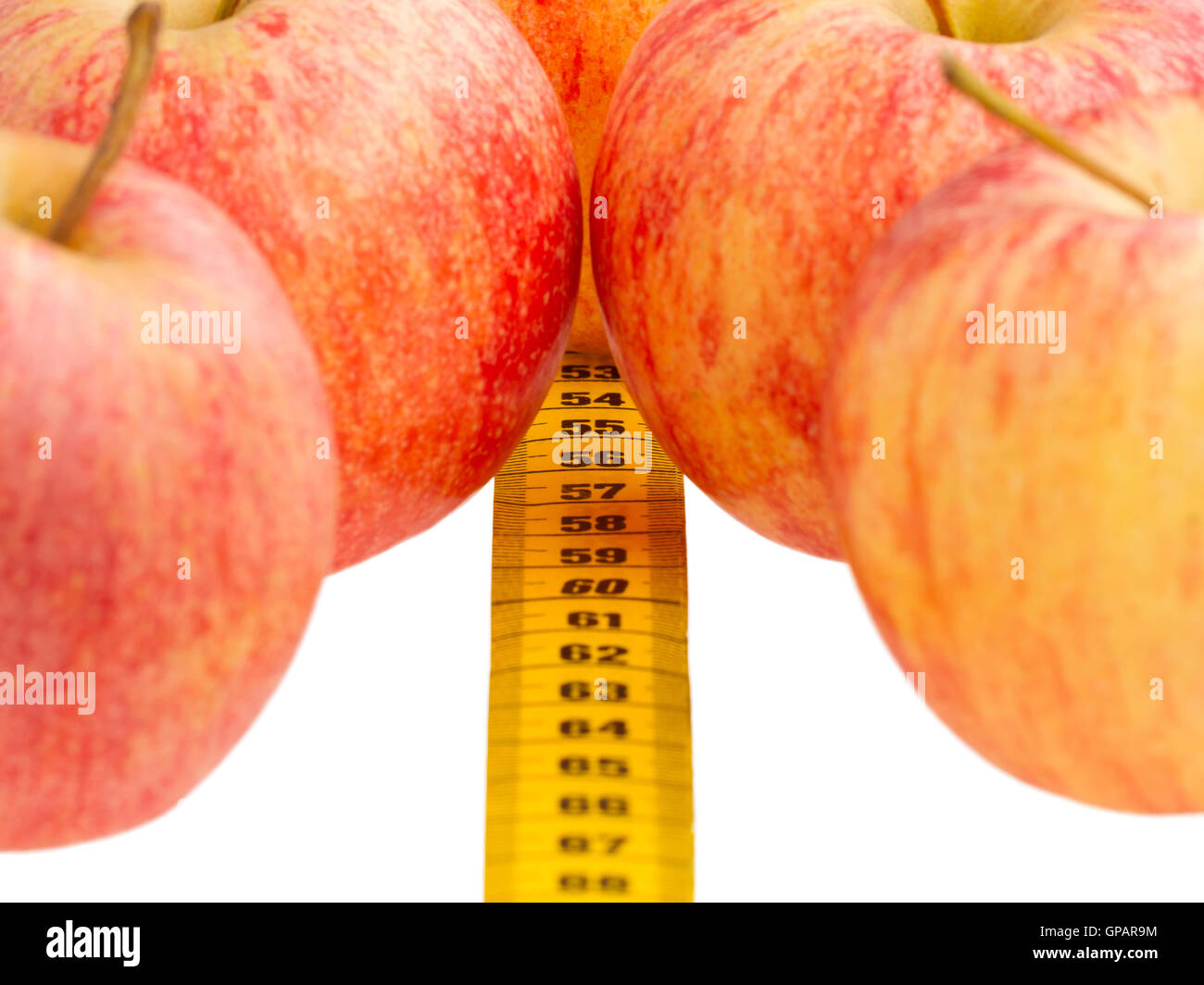 Fresh red apples centimeter hi-res stock photography and images - Alamy