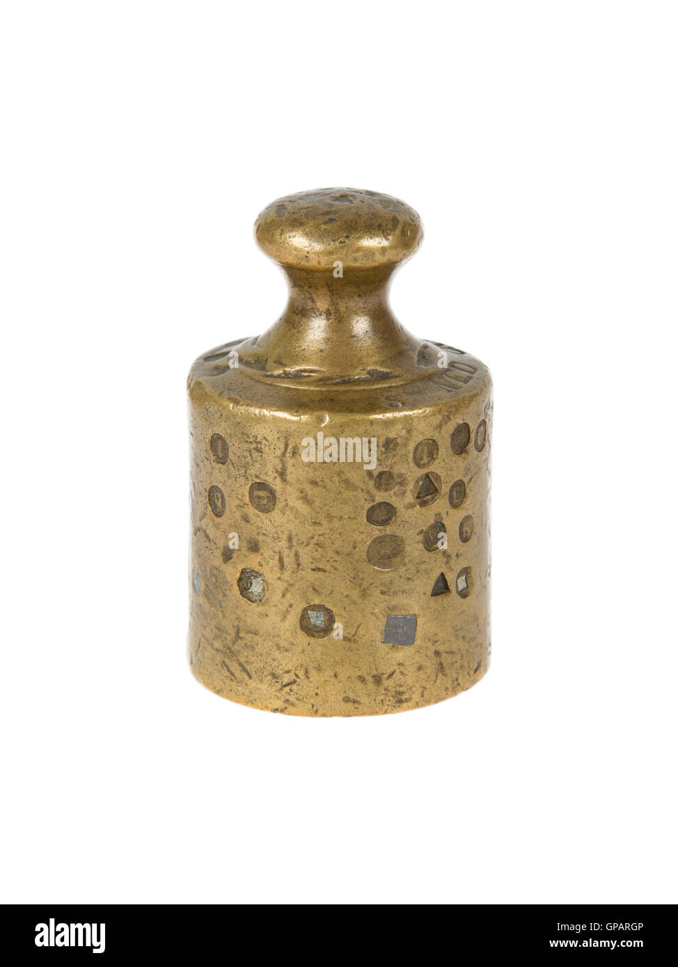 Old fashioned weights Cut Out Stock Images & Pictures - Alamy