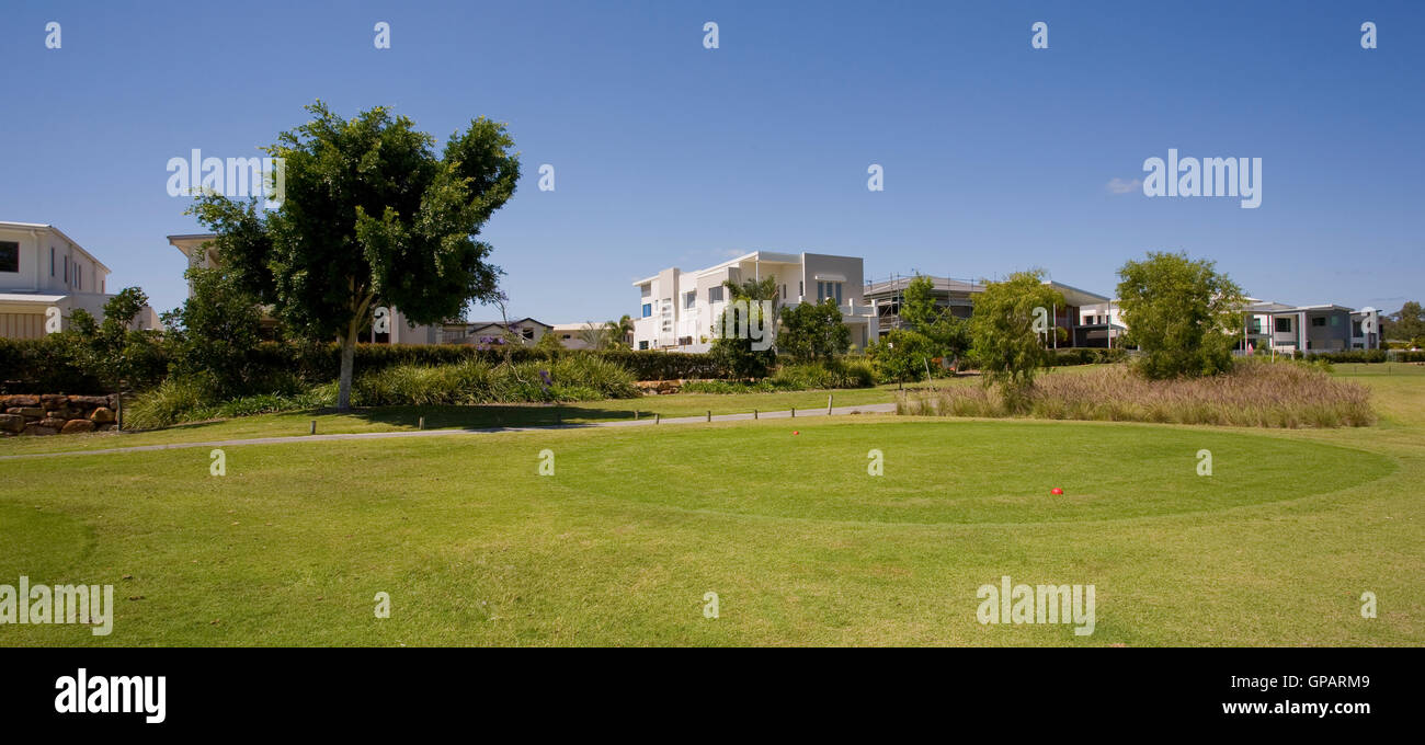 Gold course residence Stock Photo - Alamy