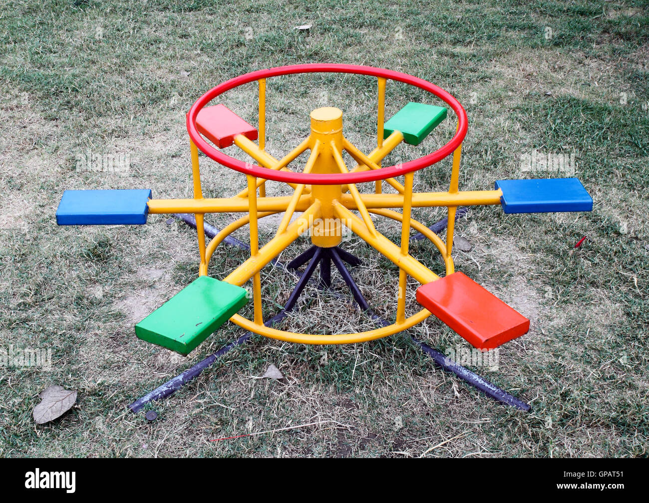 Self Propelled Merry-Go-Round Stock Photo - Alamy
