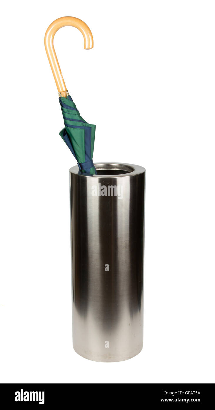 Umbrella storage, isolated Stock Photo - Alamy