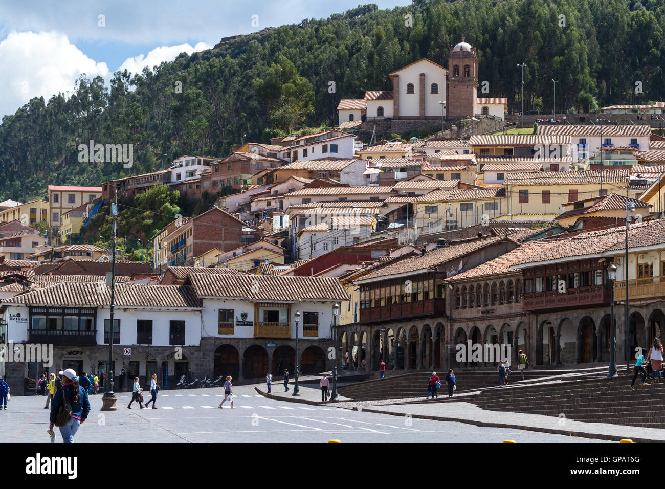 Cusco, Peru - May 14 : beautiful architecture and detail in the city of ...