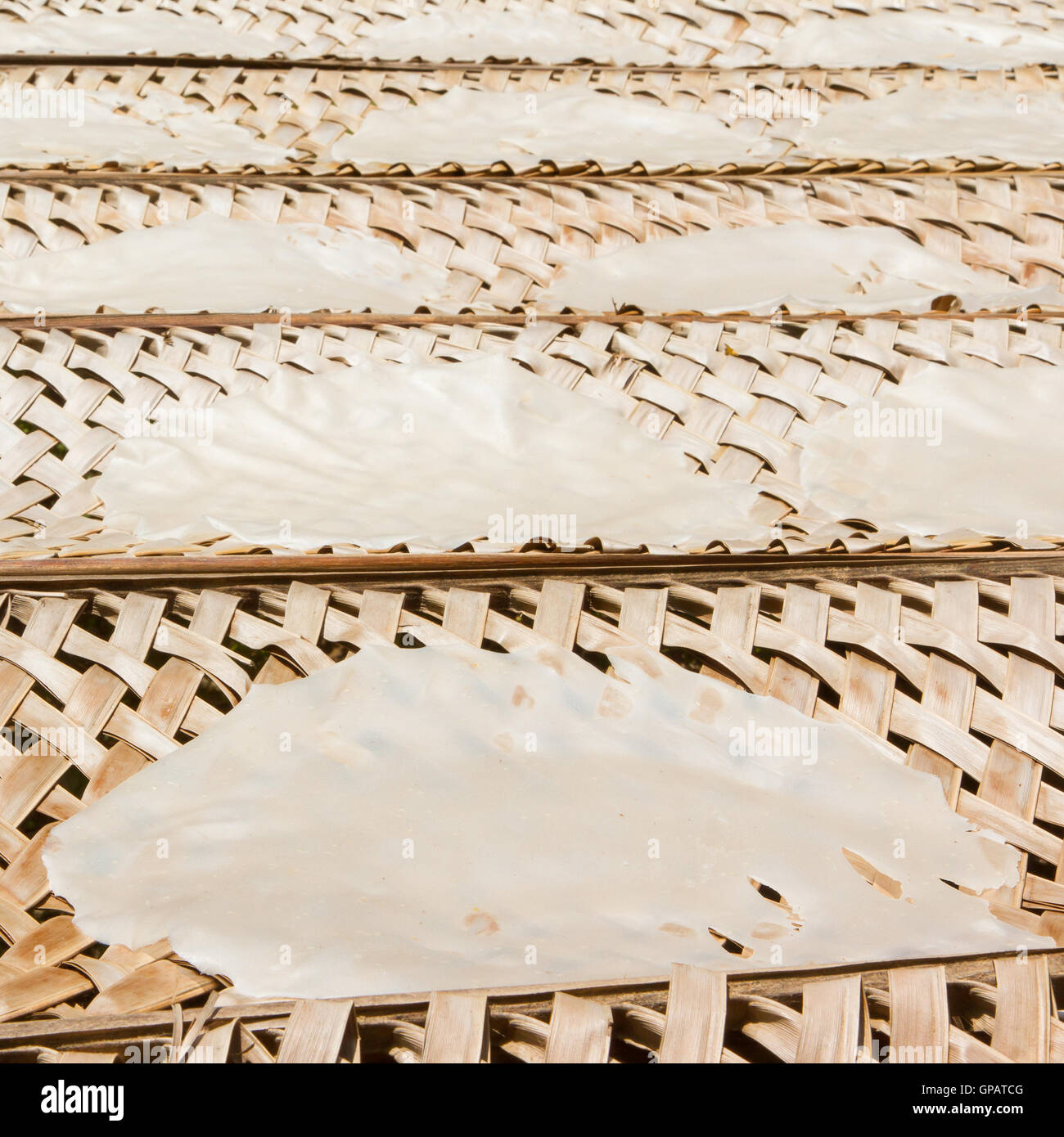 Drying of bamboo paper hi-res stock photography and images - Alamy