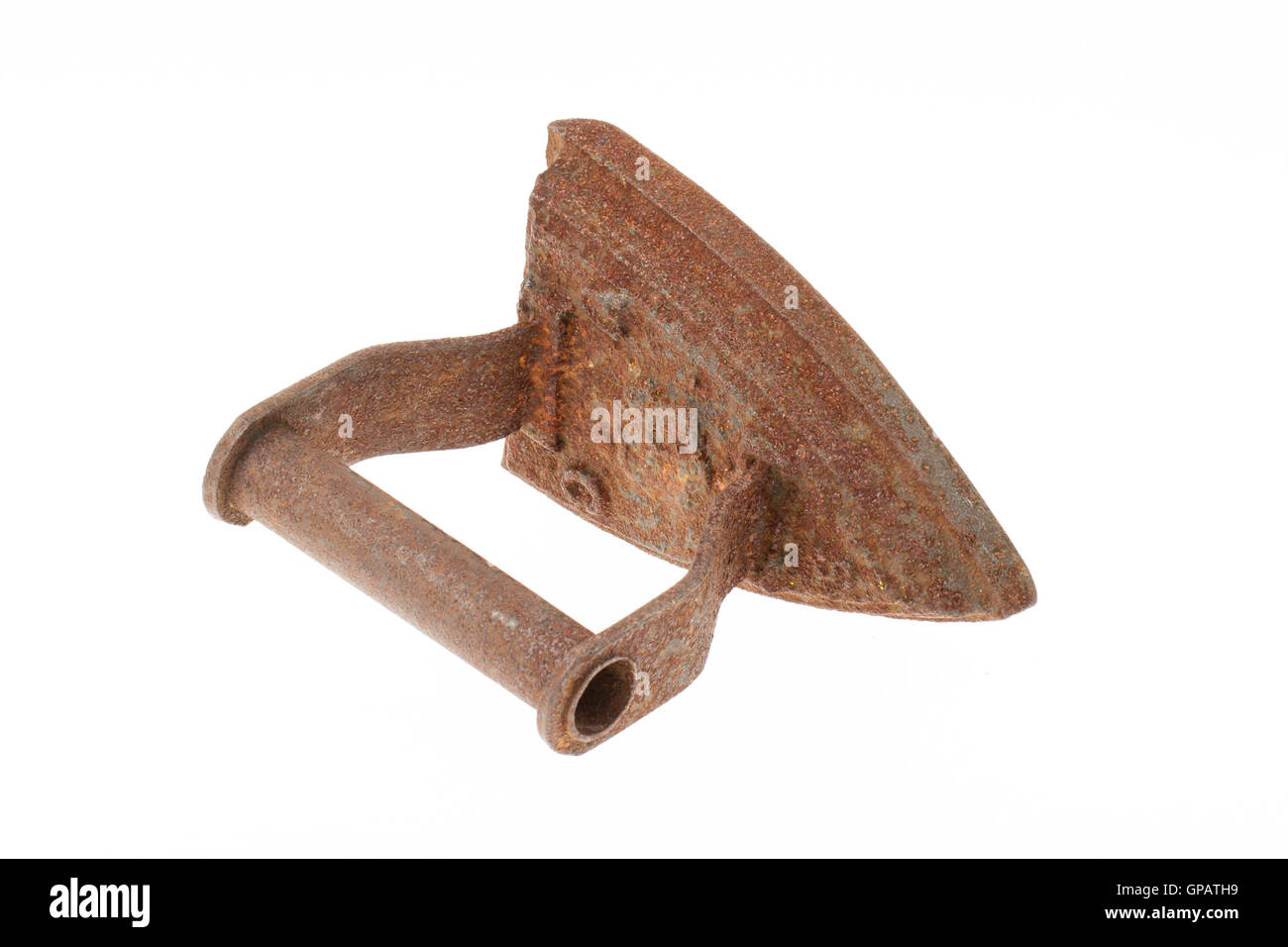 Old iron isolated Stock Photo - Alamy