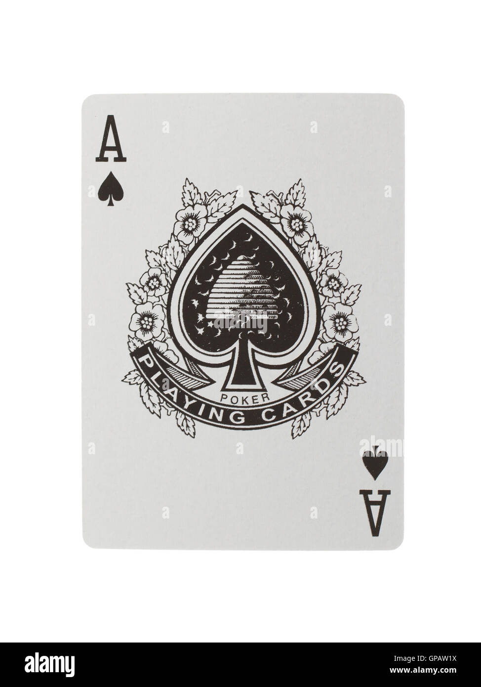 Playing card (ace Stock Photo - Alamy