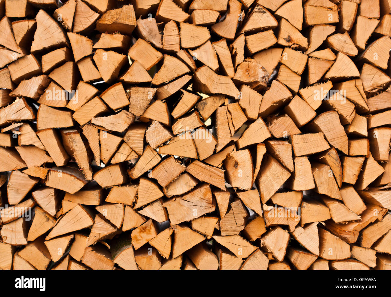 Stacks of firewood Stock Photo - Alamy