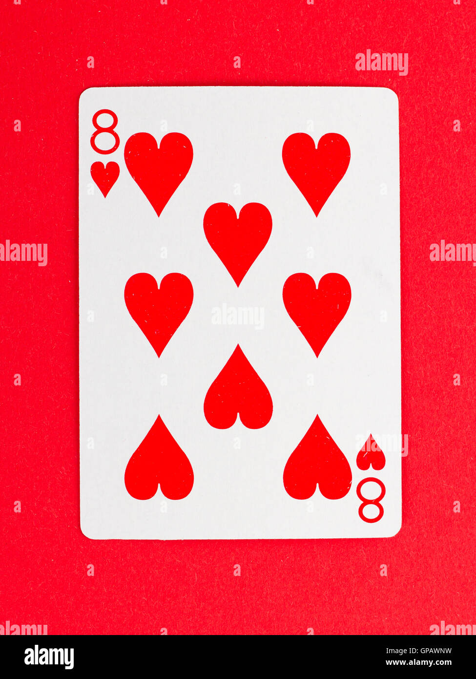 Old playing card (eight Stock Photo - Alamy