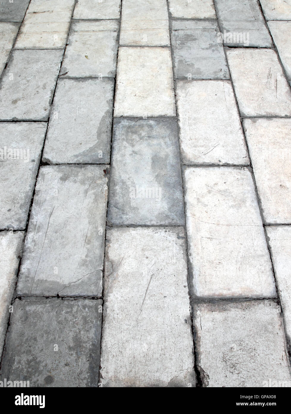 square brick tile walkway background Stock Photo - Alamy