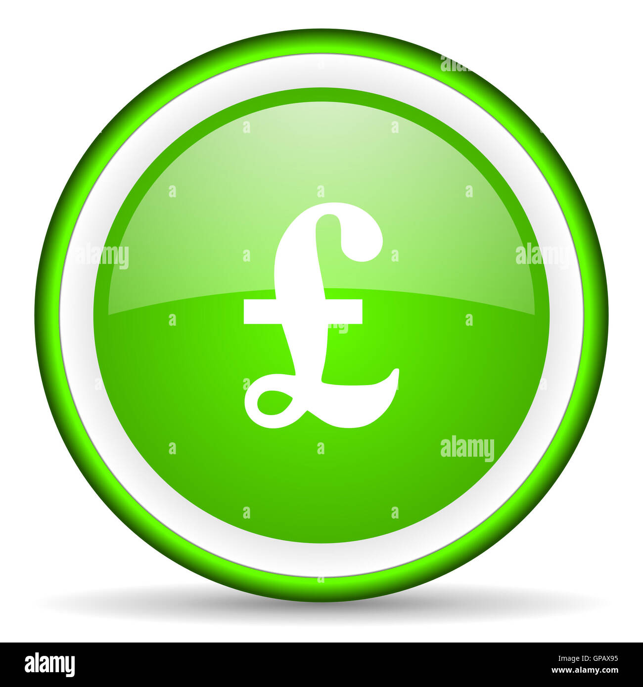 Green british pound currency symbol Cut Out Stock Images & Pictures - Alamy