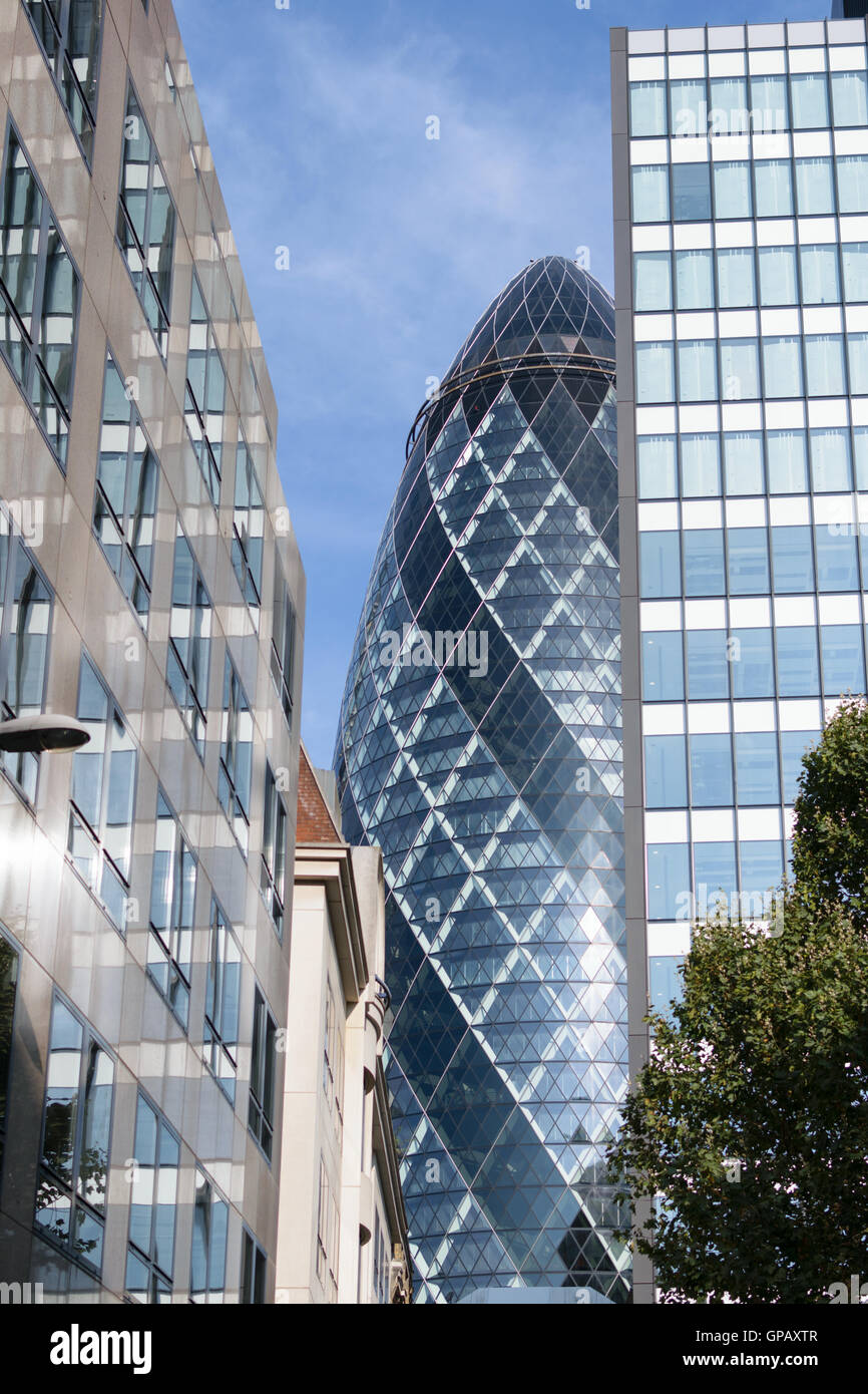 The gherkin london landscape hi-res stock photography and images - Alamy