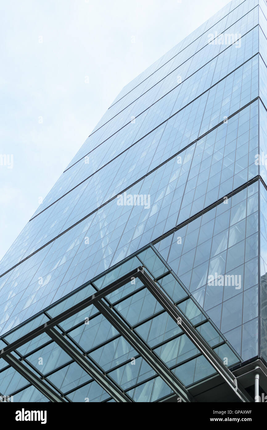 Building glass exterior in City of London Stock Photo - Alamy