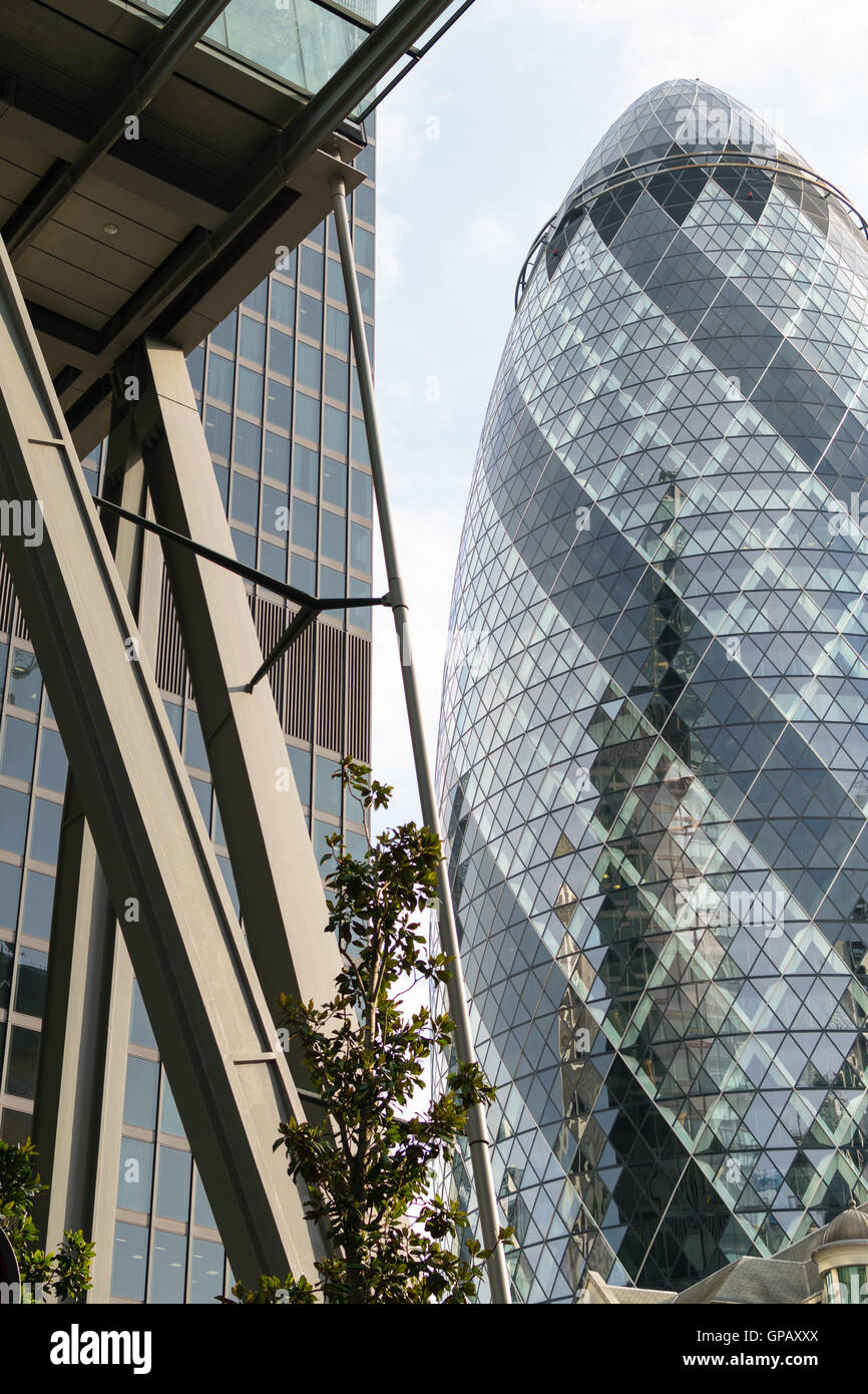 The gherkin london landscape hi-res stock photography and images - Alamy