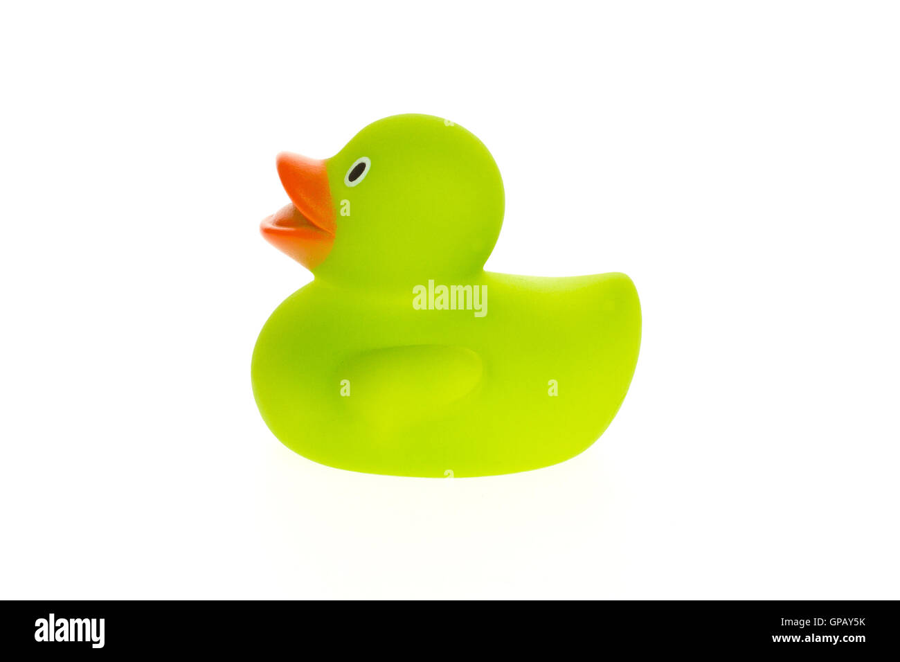 Green duck isolated Stock Photo - Alamy