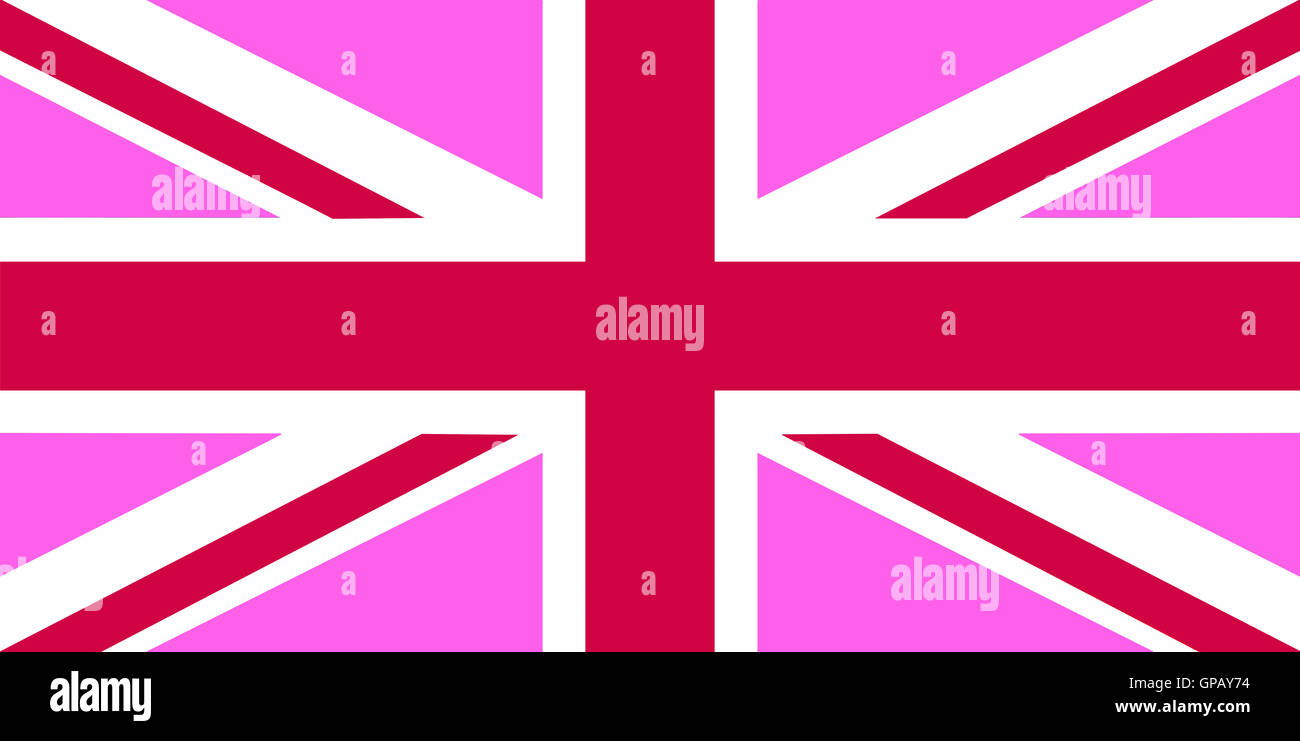 Pink union jack hi-res stock photography and images - Alamy