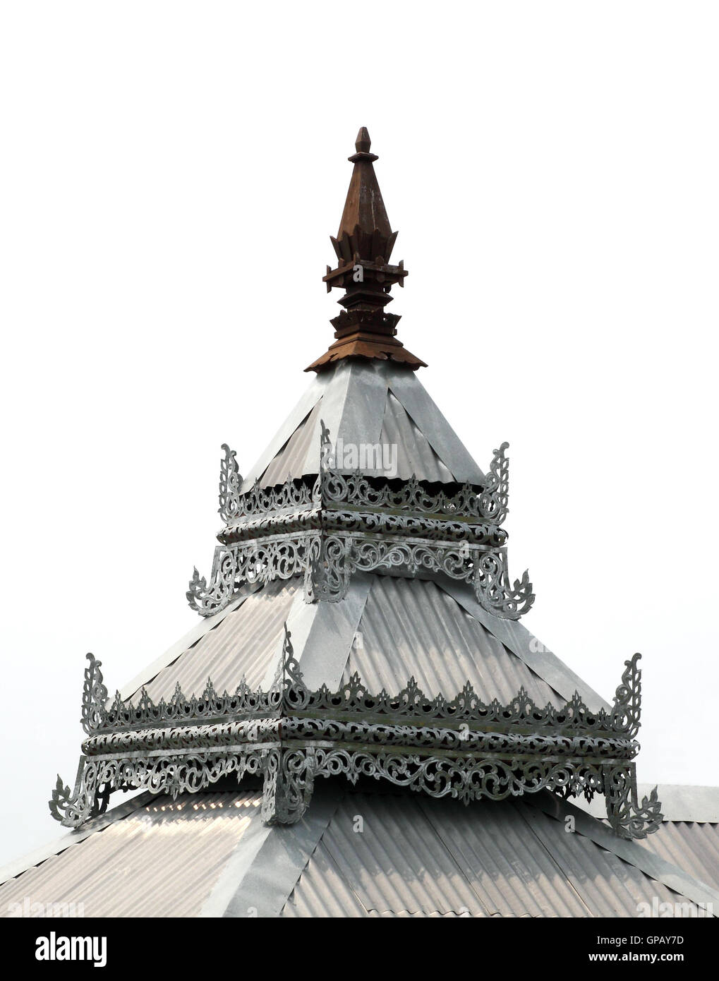 Thai roof texture Stock Photo - Alamy