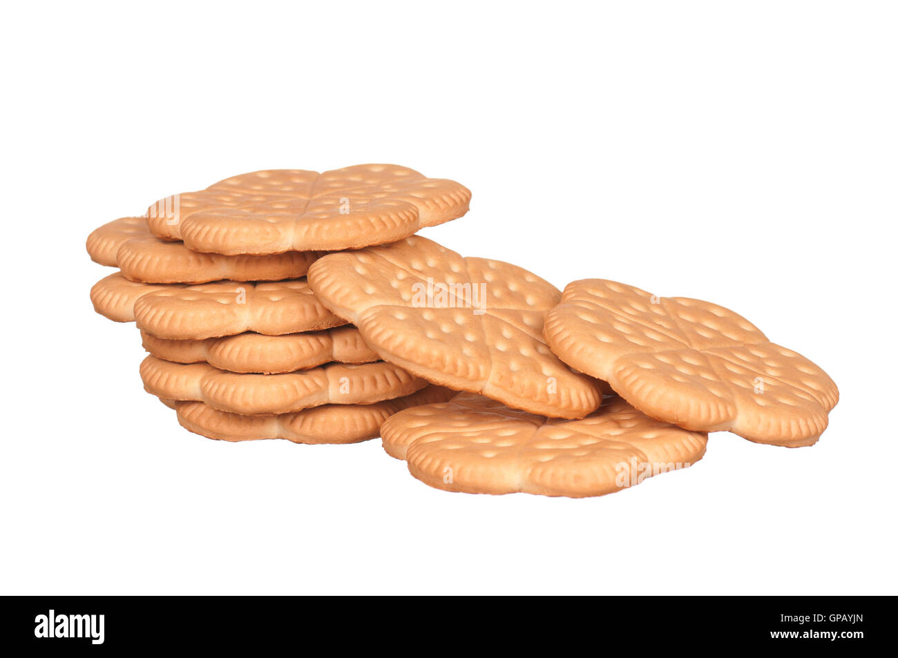 Flat round sugar cookies hi-res stock photography and images - Alamy