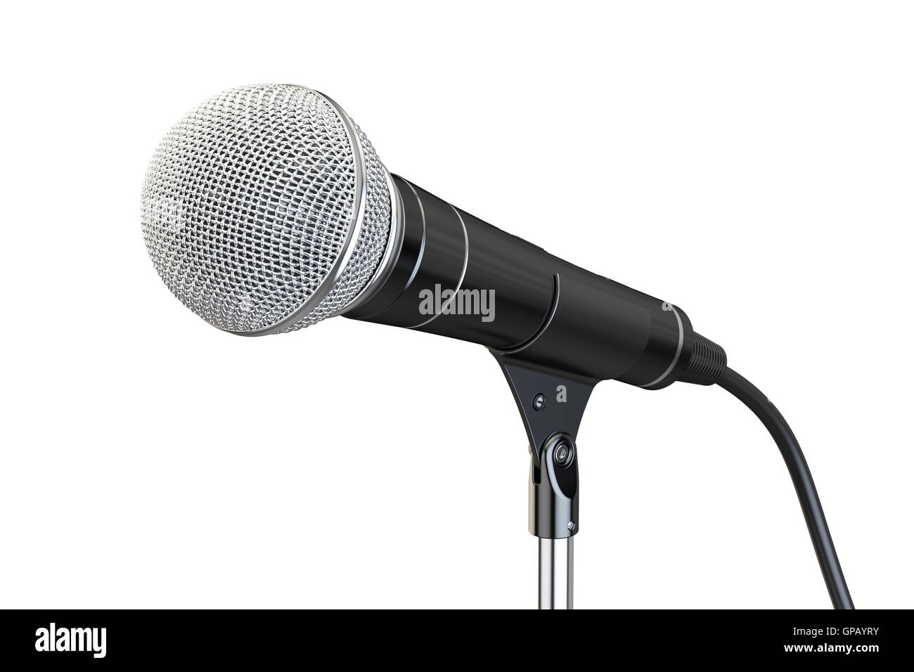 Mic stand hi-res stock photography and images - Alamy