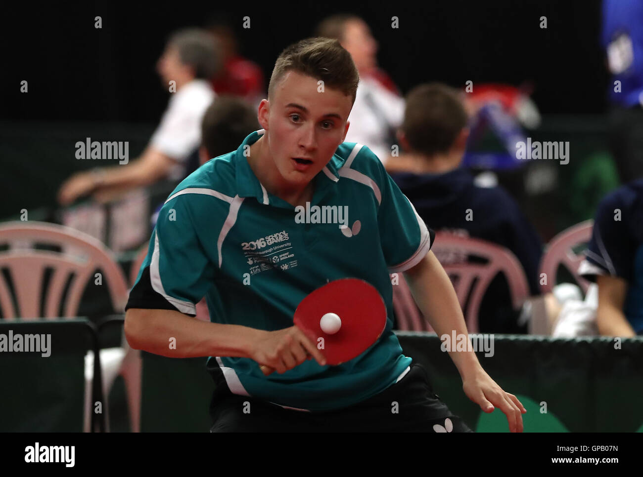 Northern Ireland's Thomas Earley in action during the team event on day ...