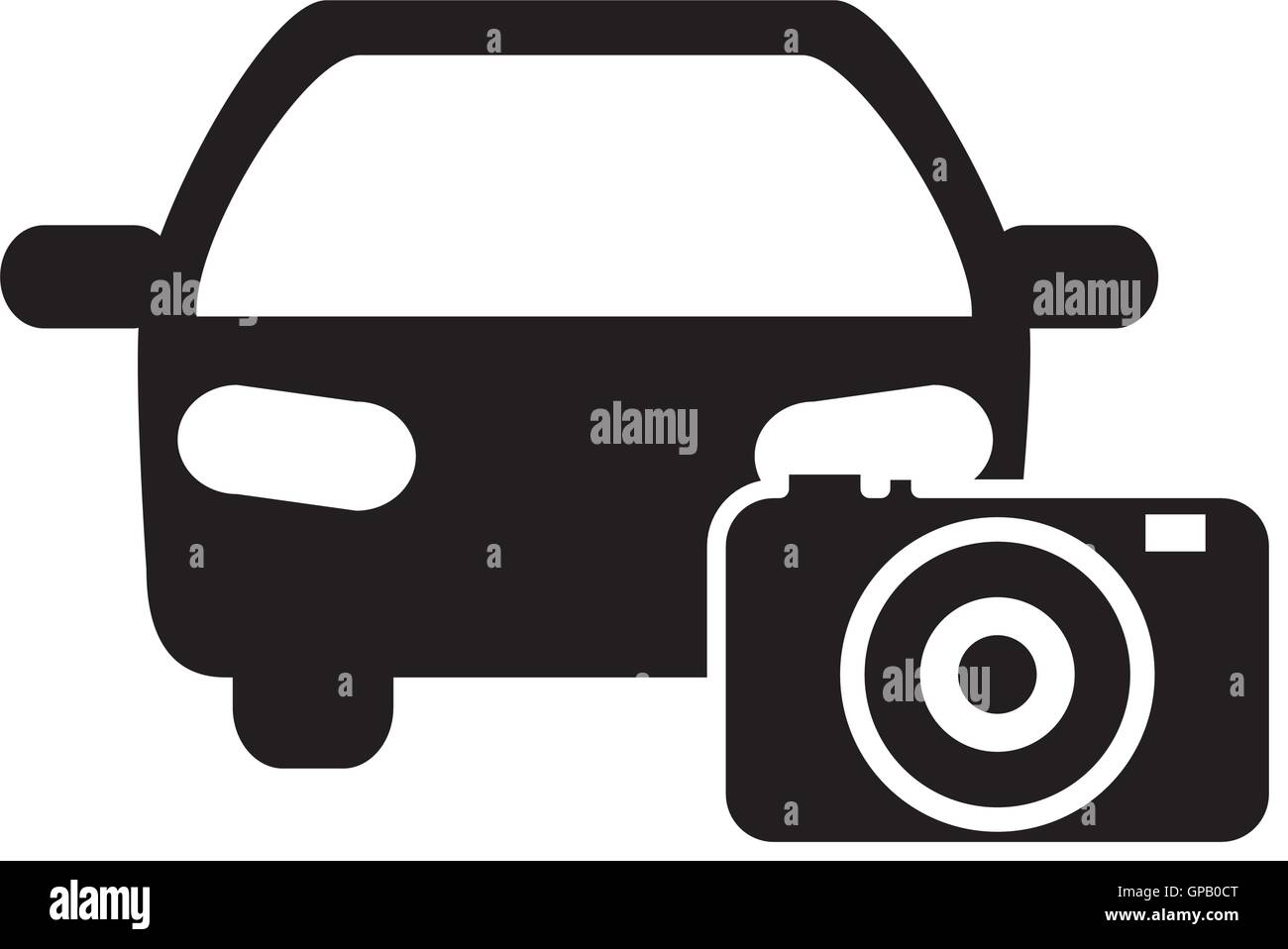 car and photographic camera icon Stock Vector Image & Art - Alamy
