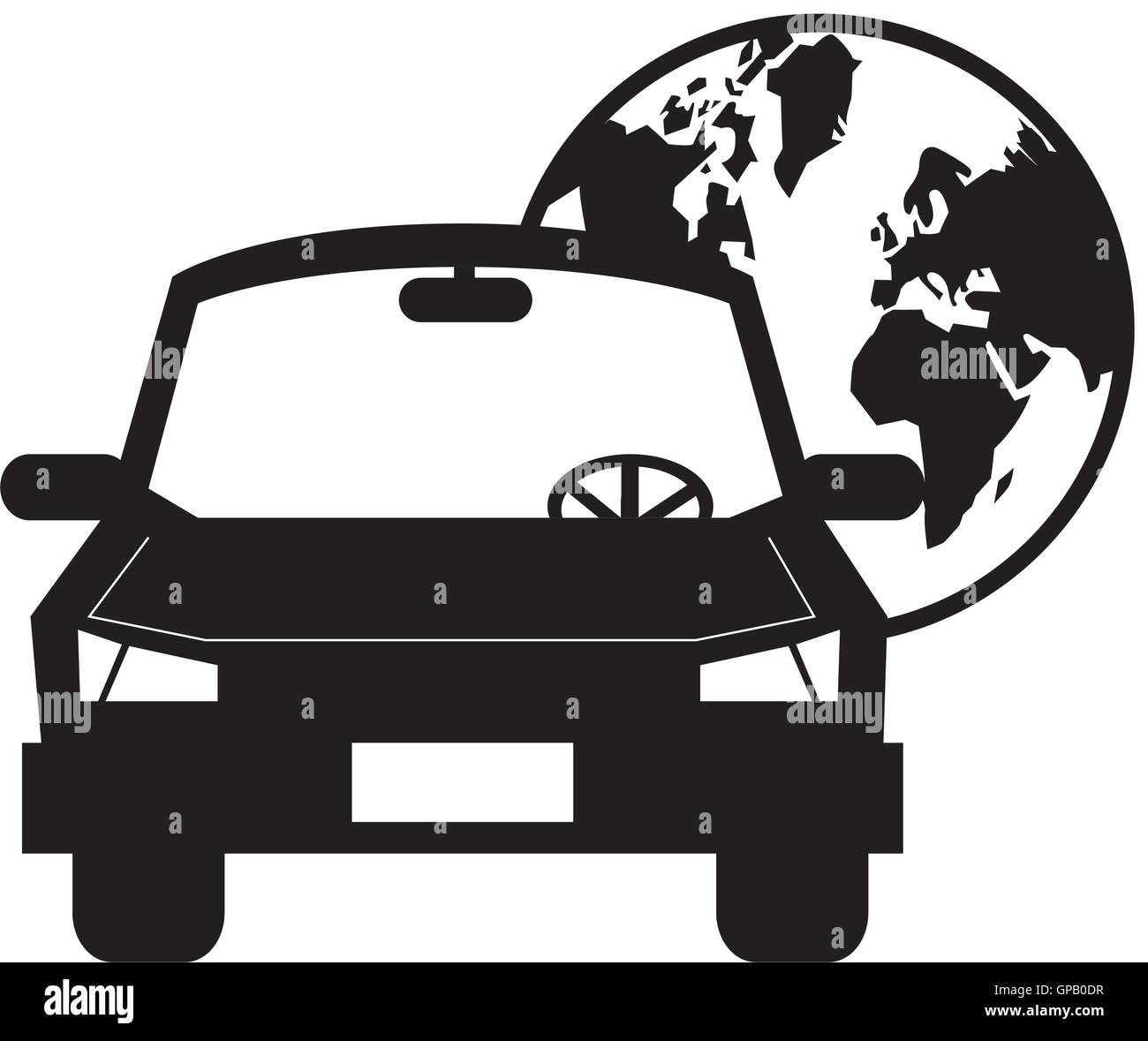 Contemporary africa map Stock Vector Images - Alamy