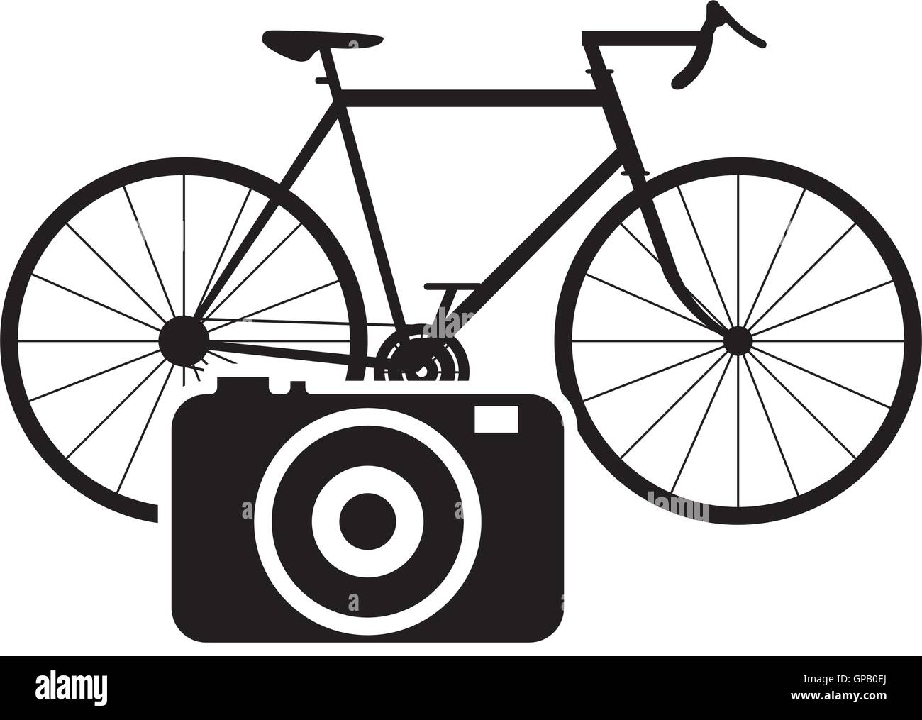 Contemporary bicycle Stock Vector Images - Alamy