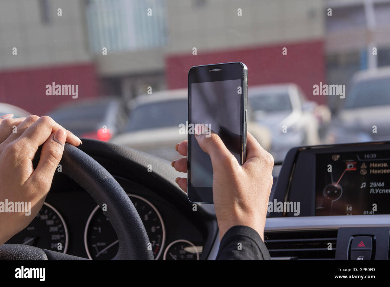 the hand of a girl in a car Stock Photo - Alamy