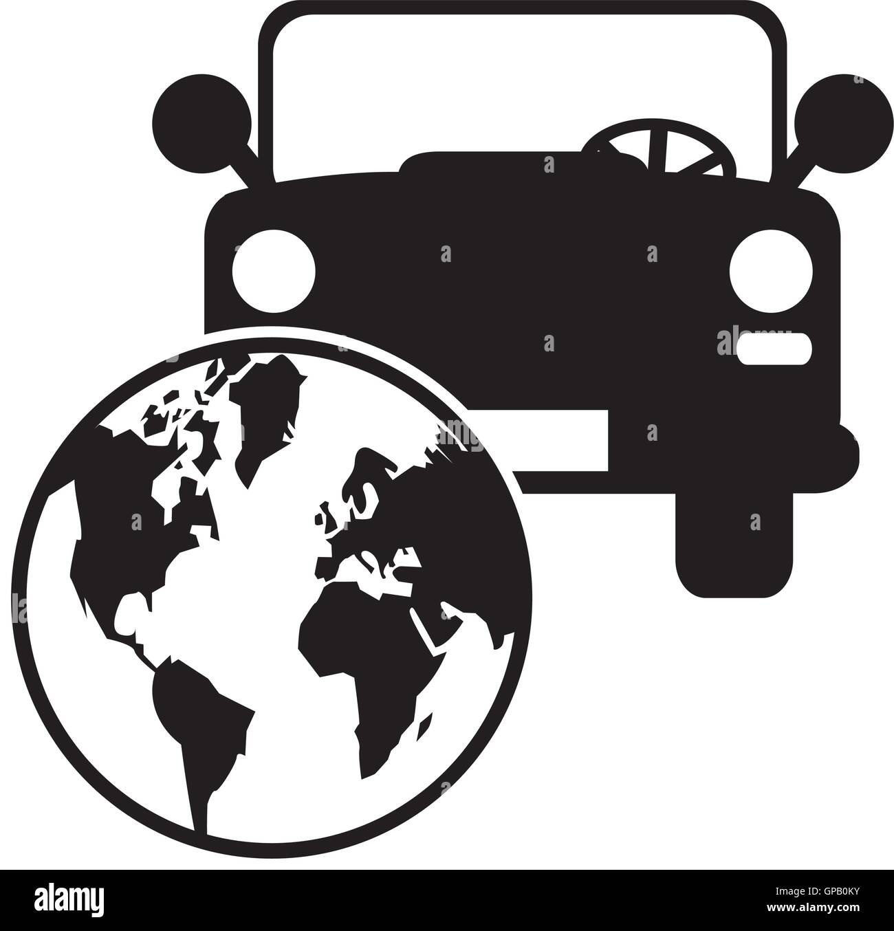 Contemporary africa map Stock Vector Images - Alamy