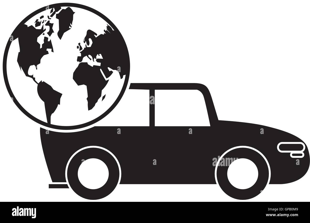 Contemporary africa map Cut Out Stock Images & Pictures - Alamy