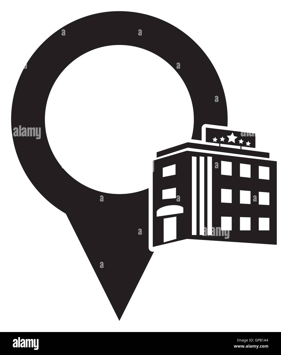 Hotel Map Icon