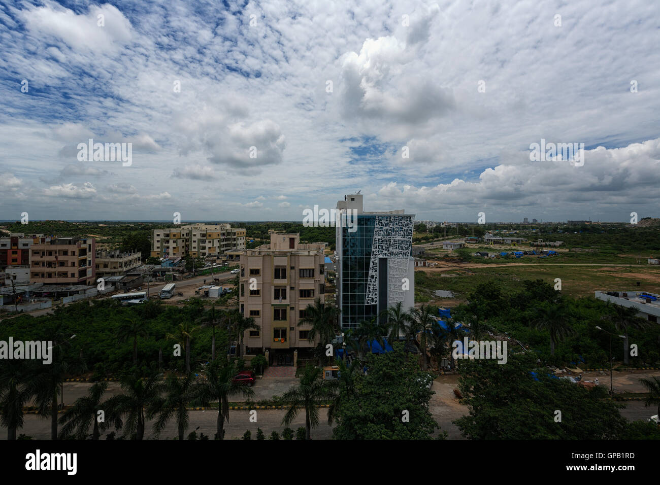 Hyderabad skyline hi-res stock photography and images - Alamy