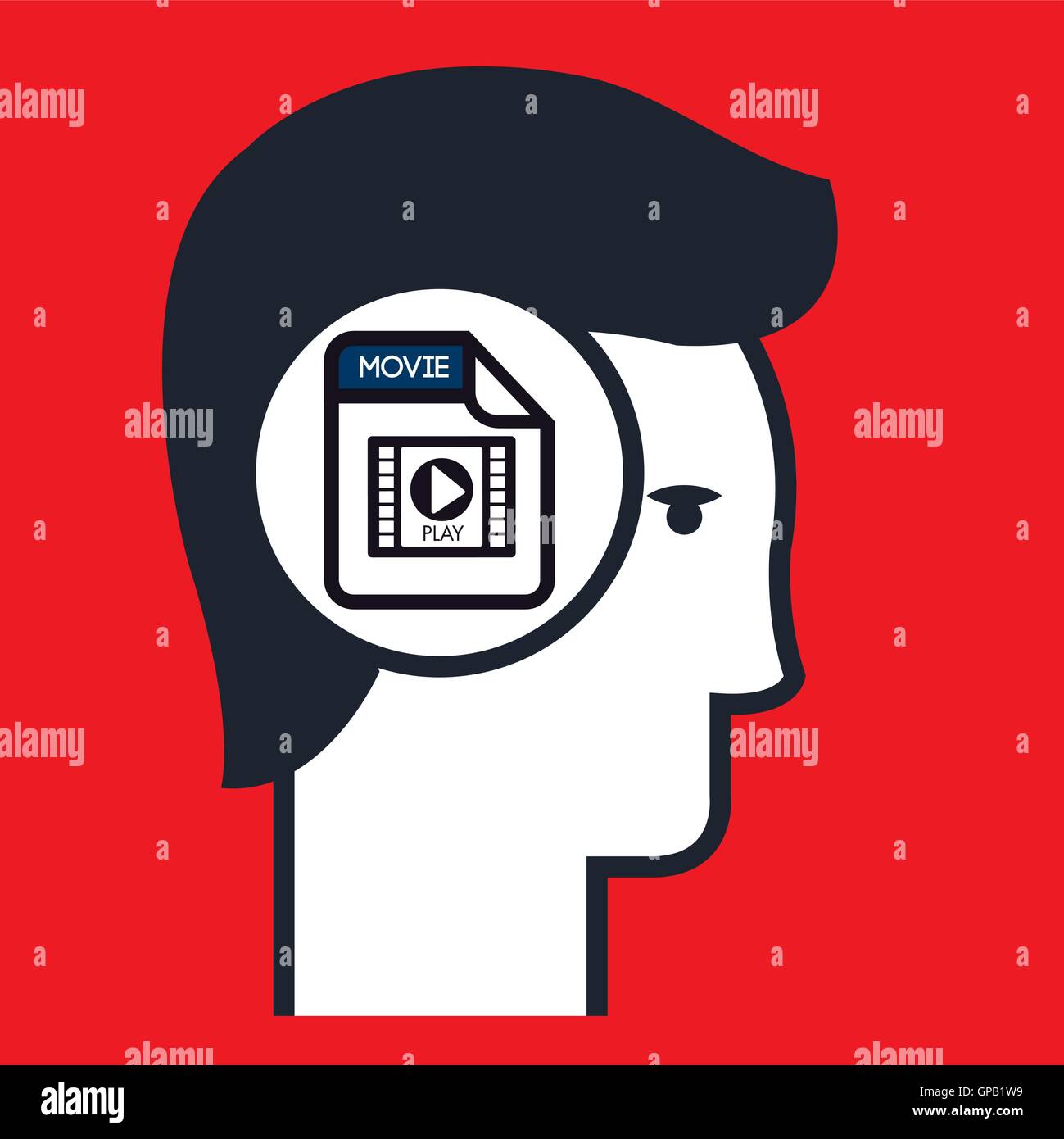 silhouette multimedia icon Stock Vector Image & Art - Alamy