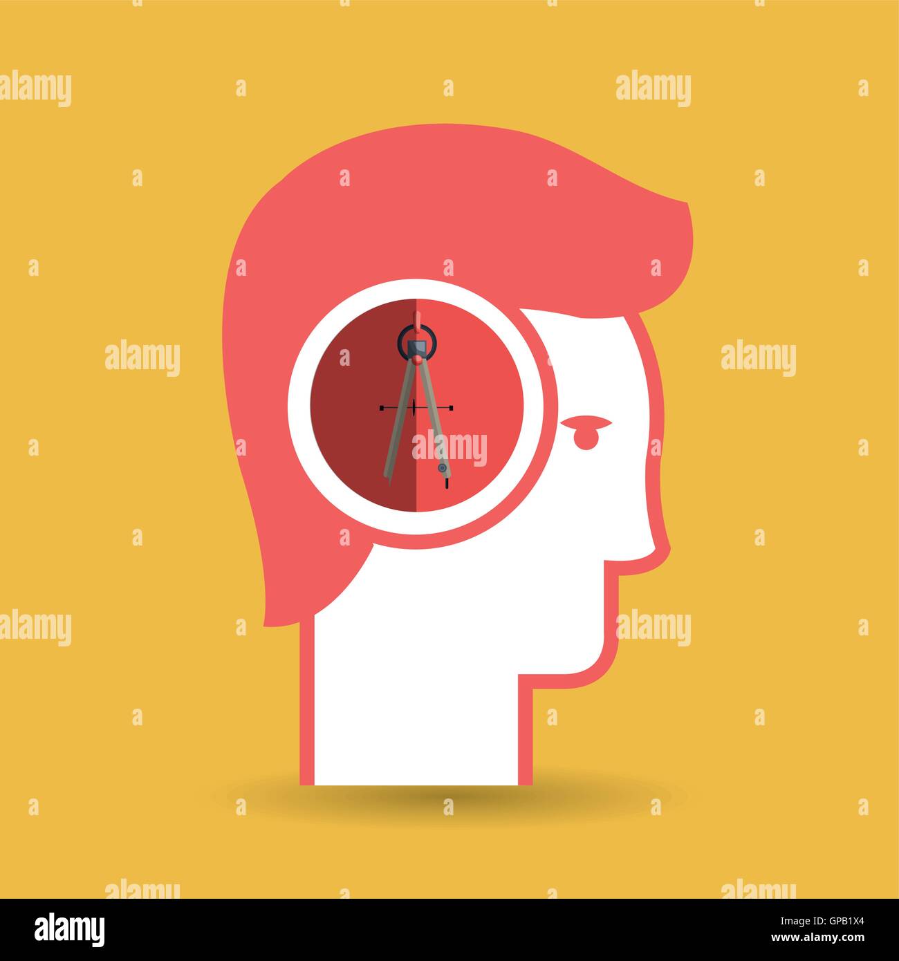 silhouette compass maths Stock Vector Image & Art - Alamy