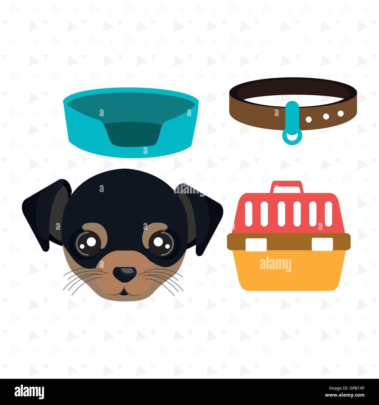 dog plate collar Stock Vector Image & Art - Alamy