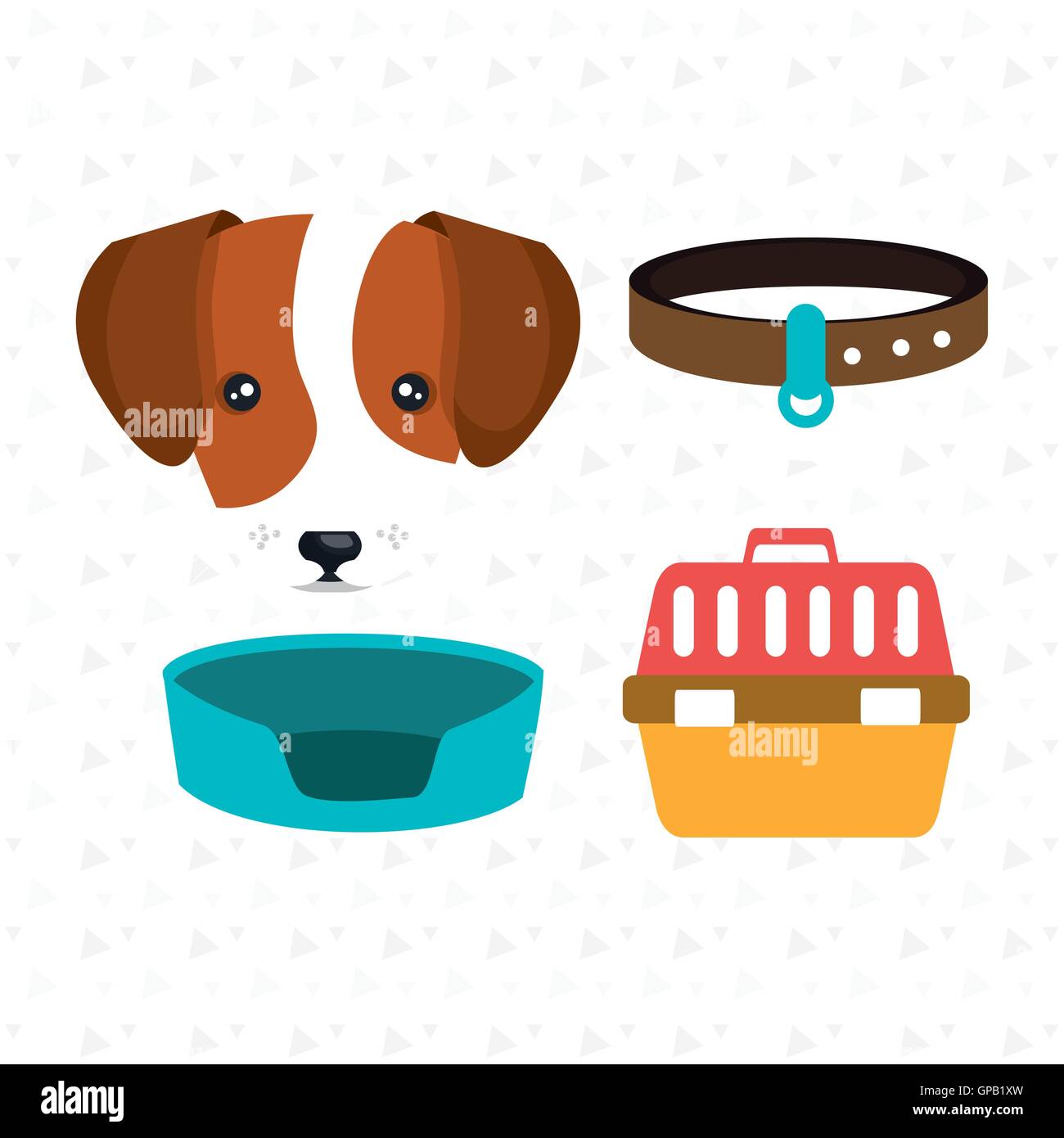 dog plate collar Stock Vector Image & Art - Alamy