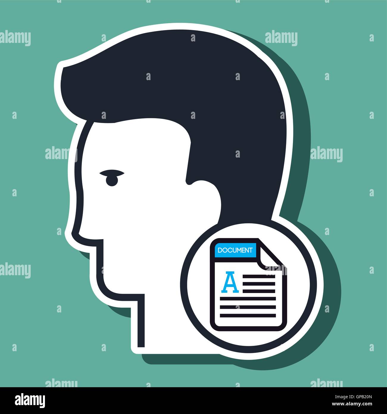 silhouette word text icon Stock Vector Image & Art - Alamy
