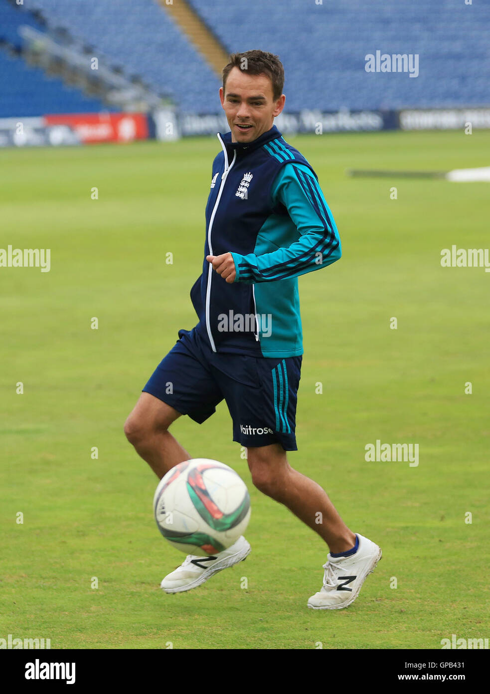 England's James Taylor during a nets session at the SSE SWALEC Stadium ...